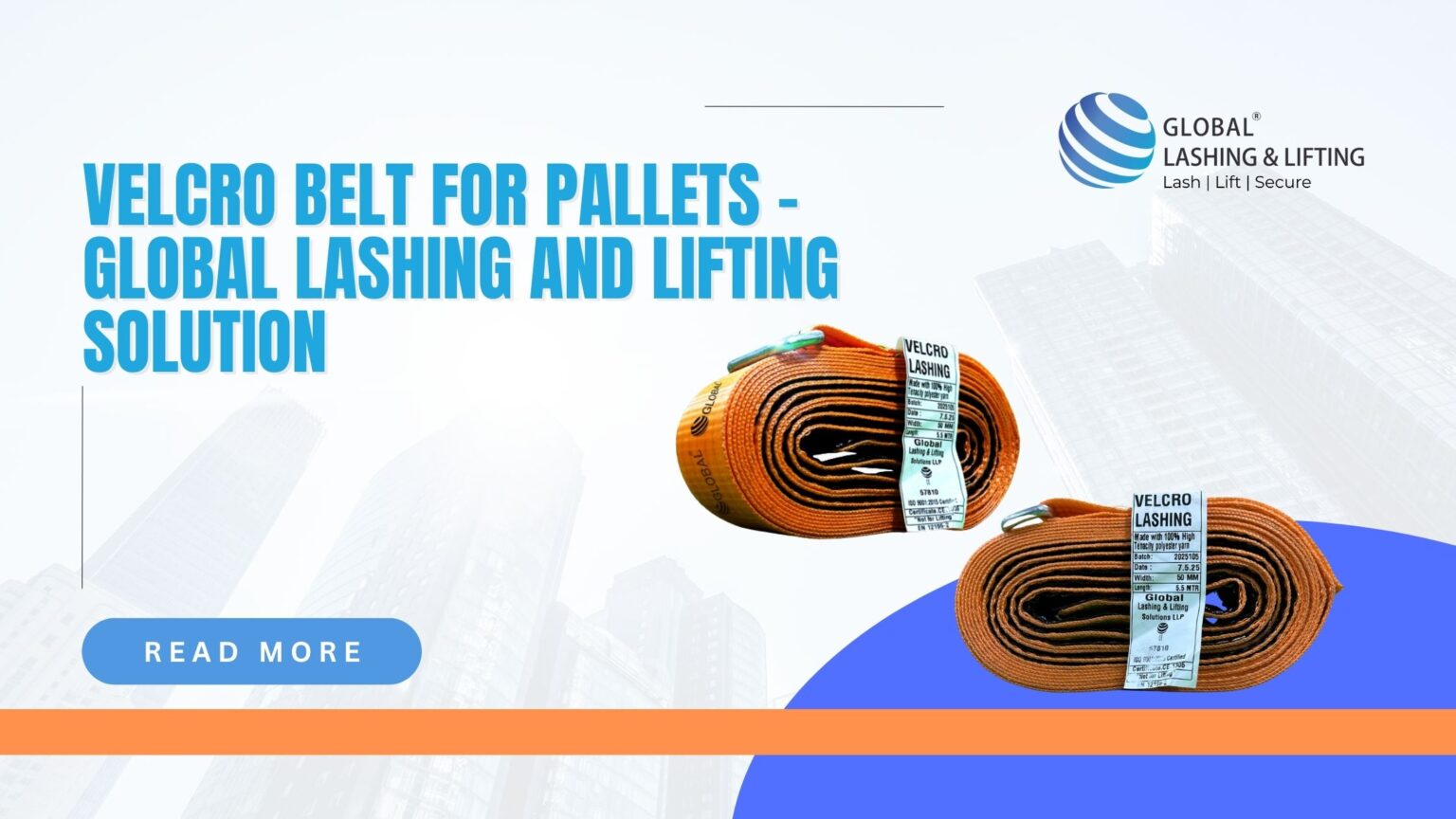 Velcro Belt for Pallets - Global Lashing and Lifting